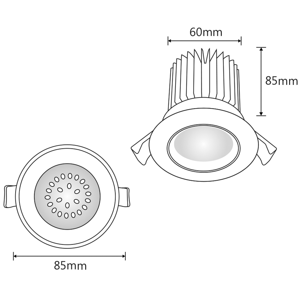 Shadowline 14W LED Downlight | Martec | LED Downlight